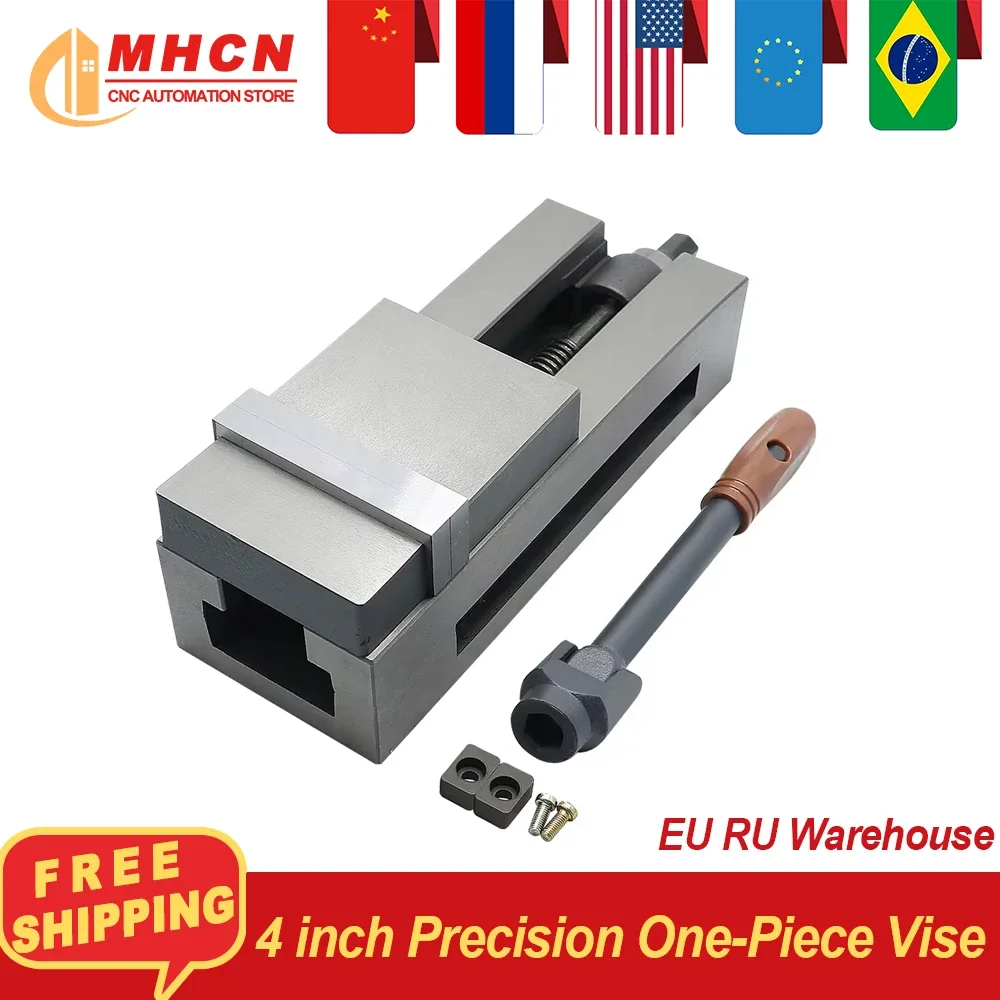 EU-RU-BR-4-Inch-Precision-One-Piece-Vise-Heavy-Duty-Chuck-Machine-Tool ...