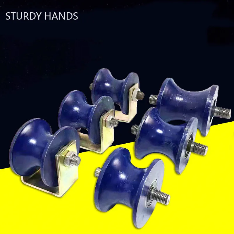 1Pc-U-shaped-Track-Wheel-Round-Pipe-Hanging-Wheel-Rail-Single-Wheel ...