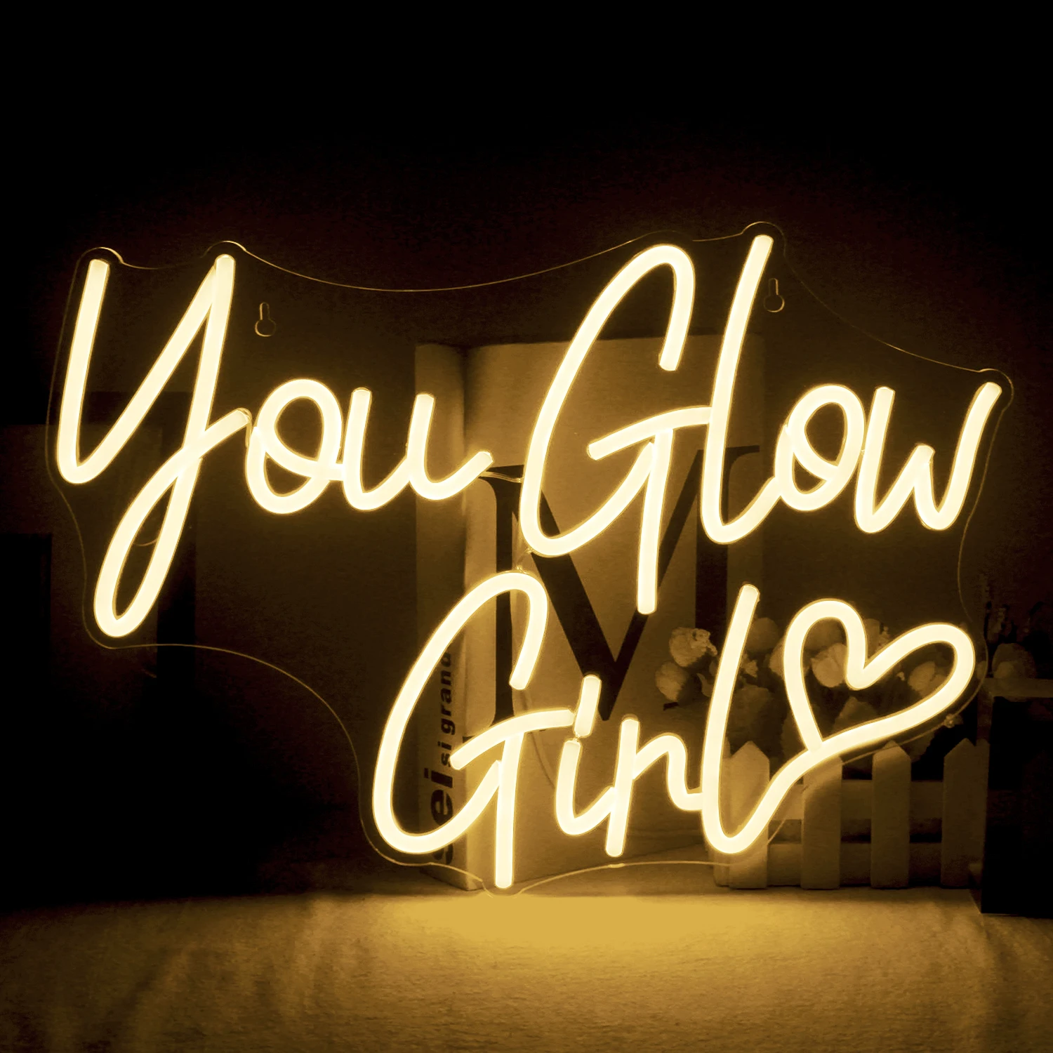 Ineonlife You Glow Girl Neon Sign Custom Led Light Wedding Engagement ...