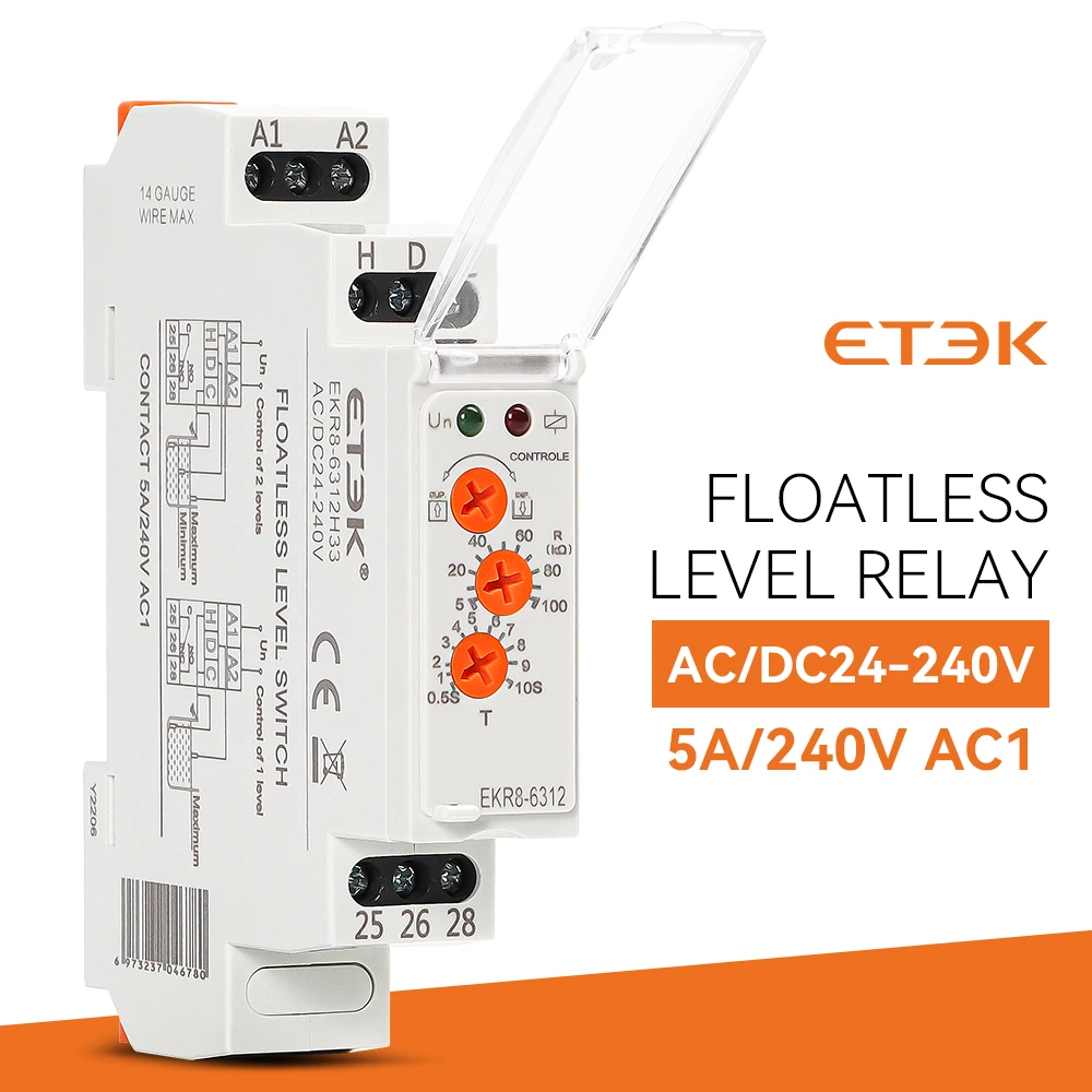 Electronic Liquid Level Controller | Floatless Level Switch 220v ...
