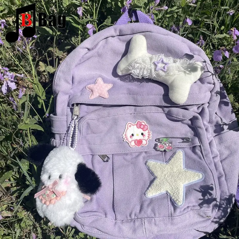 Japanese-lotus-root-purple-women-s-handbag-Y2K-soft-cute-sister-bone ...