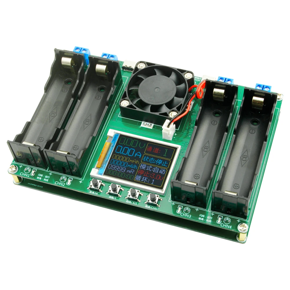 18650-Lithium-Battery-Capacity-Tester-Module-MAh-MWh-Digital-4-Channel ...