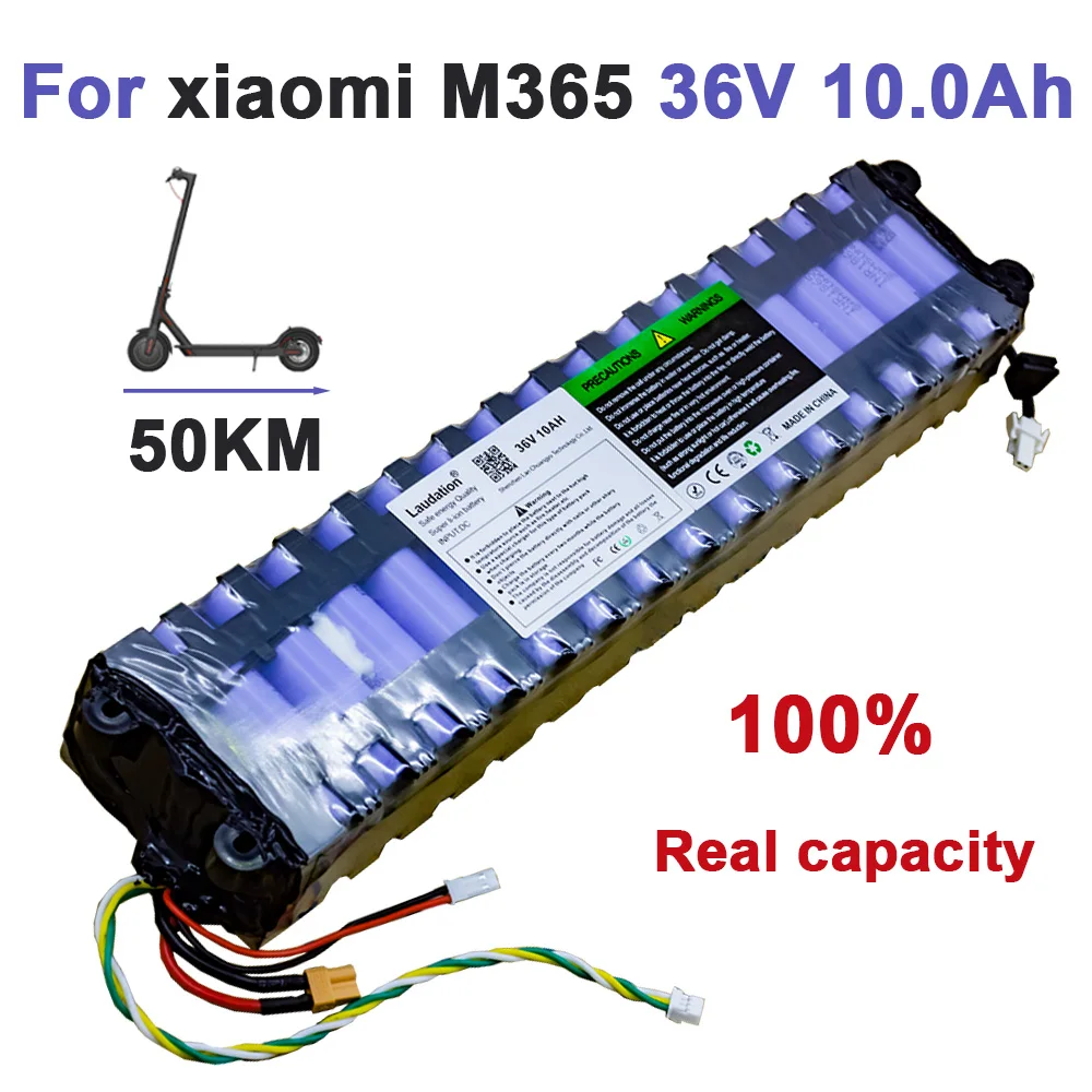 36V 10Ah 10S3P 18650 lityum pil için Xiaomi M356 PRO elektrikli ...