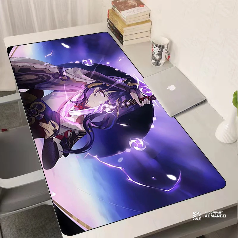Mouse Pad Genshin Impact Mousepad Baal Raiden Shogun Gaming Accessories ...