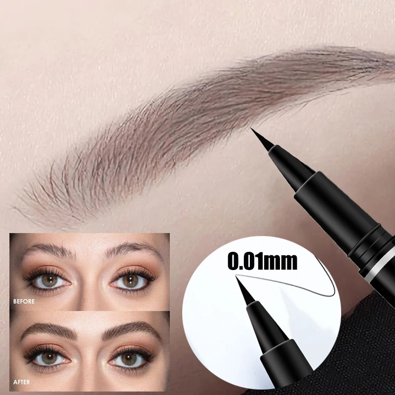 New-0-01mm-Ultra-Fine-Eyebrows-Pen-Waterproof-Professional-Sweat-proof ...