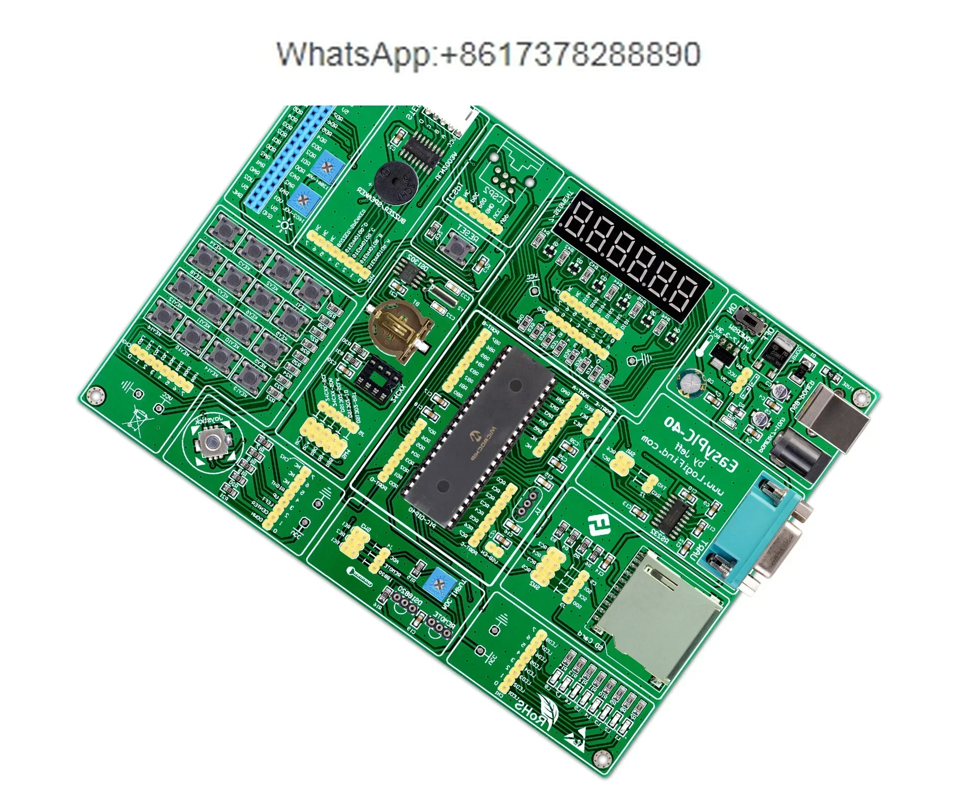 PIC MCU Learning and Development Board Easypic-40 with Pic18f4550 Chip ...