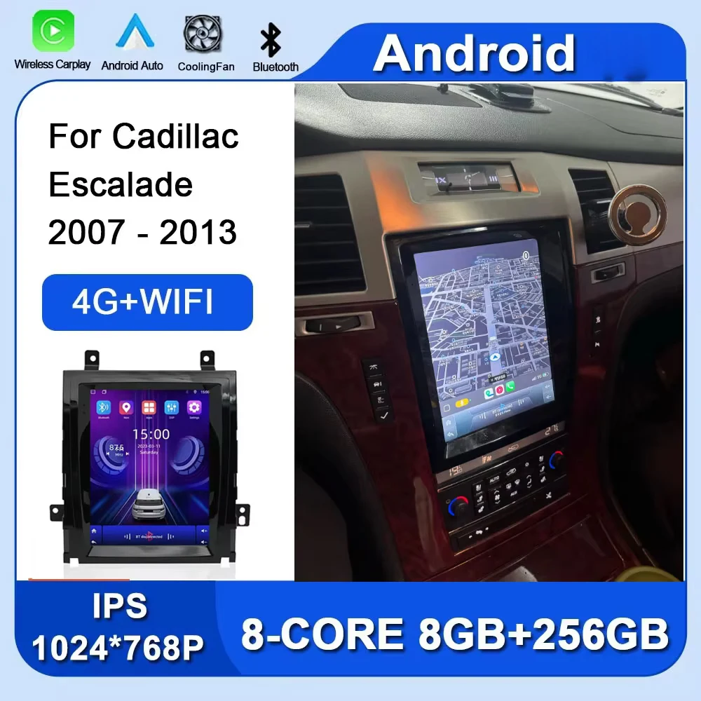For Cadillac Escalade 2007 2008 2009 2010 - 2013 Android 16 Car Stereo ...