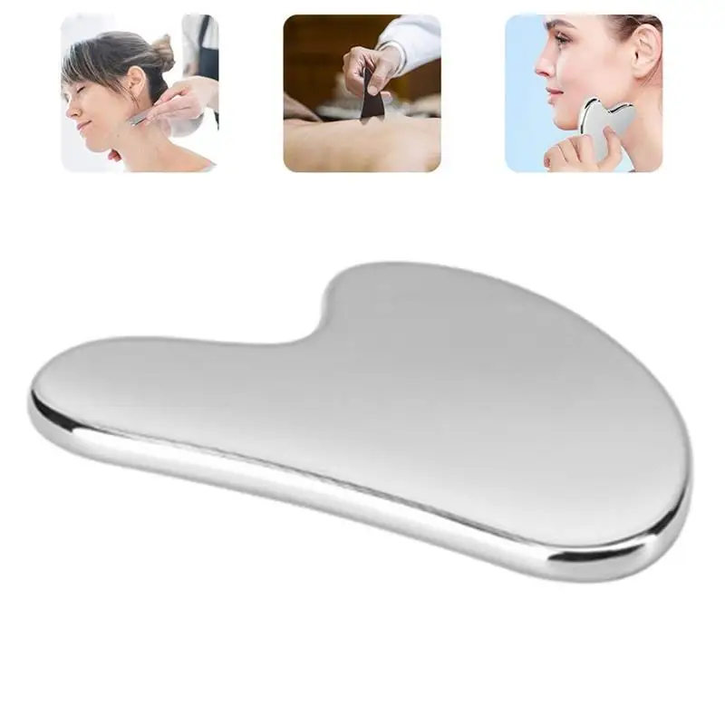 Stainless Steel Guasha Scraping Massage Scraper Face Massager ...