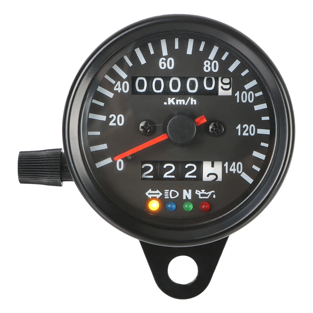 Odometer-Gauge-Motorcycle-Speedometer-Backlight-Indicator-12V-Universal ...