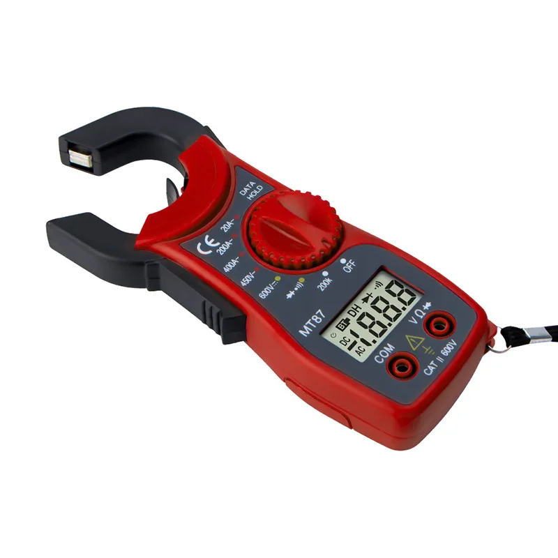 Portátil MT87 Digital Clamp Amperímetro Multímetro, Multímetro com ...