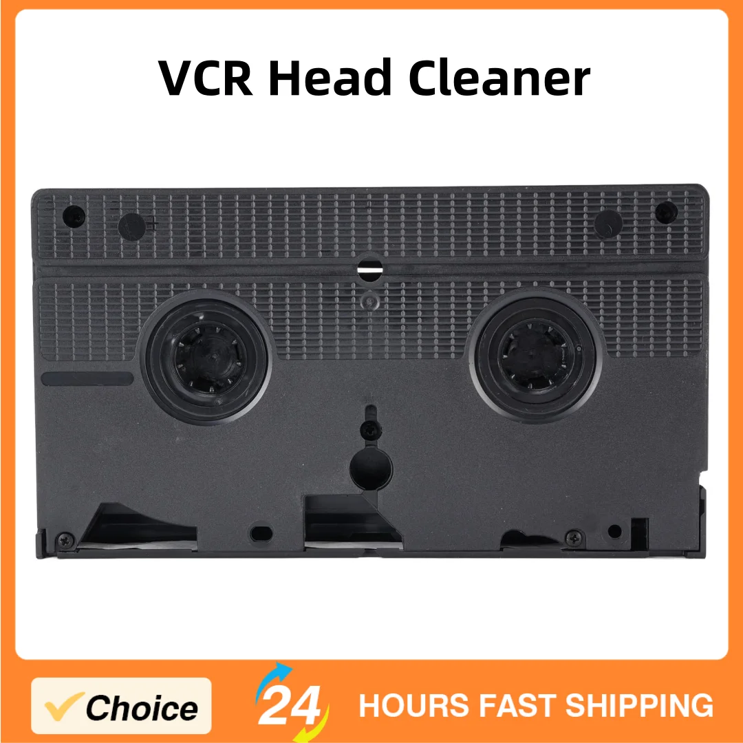 VCR Head Cleaner Wet Technology Reusable Safe Cleaning ABS VHS Video ...