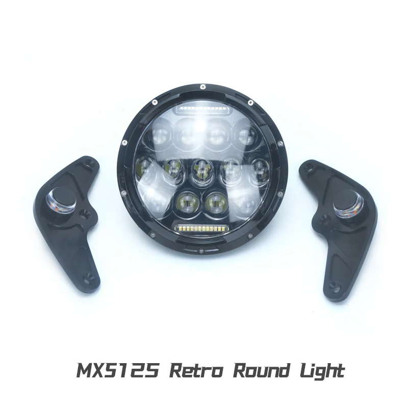 Headlights-75W-LED-Lights-With-CNC-Braket-For-2013-2016-Honda-MSX125 ...