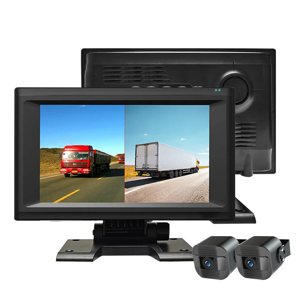 Vehicle Video Monitor 7.0 Inch IPS Screen 4PIN Bus Recorder Truck ...