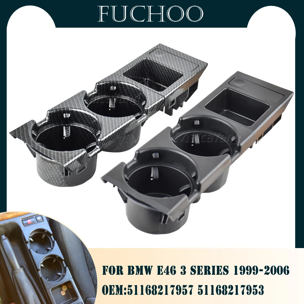 자동차 센터 콘솔 물컵 홀더, BMW 3 시리즈 E46 323i 318I 320I 98 06 용, 음료 병 홀더, 동전 트레이 ...