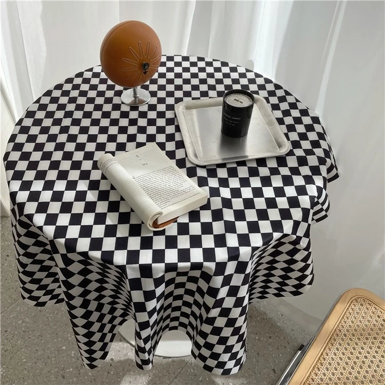 Checkerboard-Tablecloth-INS-Plaid-Dining-Table-Cloth-Square-Rectangle ...
