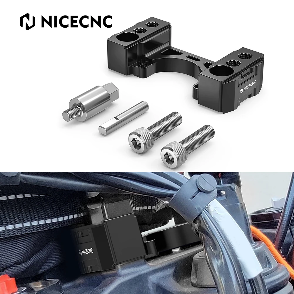 NiceCNC-Motorcycle-Handlebar-Riser-Steering-Damper-Mount-Kit-For ...