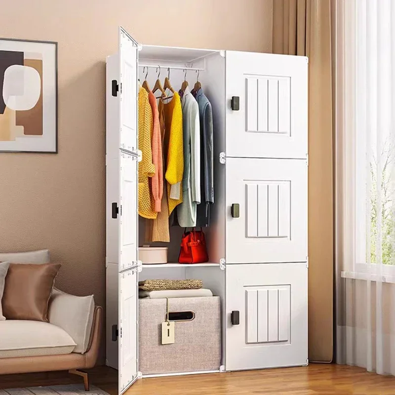 Nordic-Minimalist-Wardrobe-Cupboard-Storage-Organizer-Partitions ...