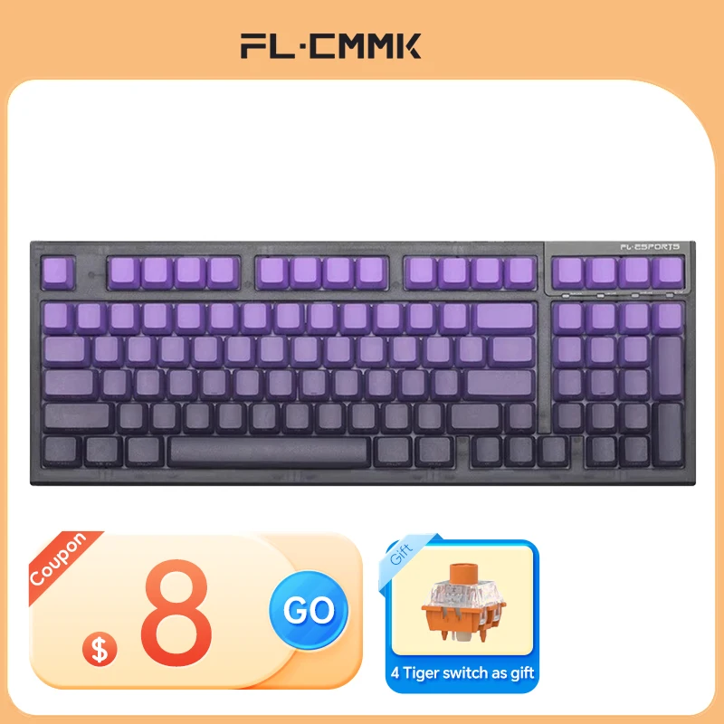 FL-ESPORTS-FL980V2-PRO-Mechanical-Keyboard-97-key-Side-engraved-PBT ...