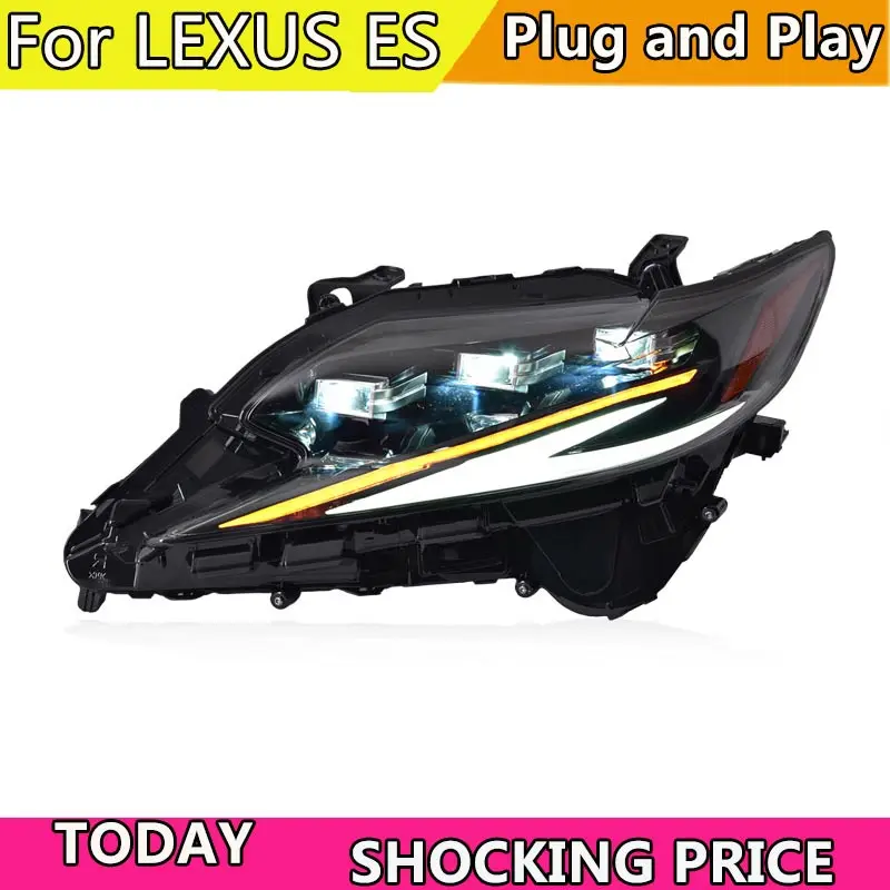 Car-Lights-for-Lexus-ES200-ES-LED-Headlight-2013-2017-ES300-ES350-Lamp ...