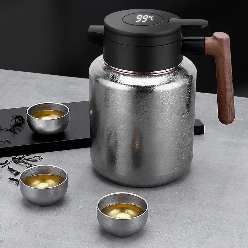 Tea-Pot-with-Infuser-Pure-Titanium-Kettle-Heat-Resistant-Tea-Maker ...