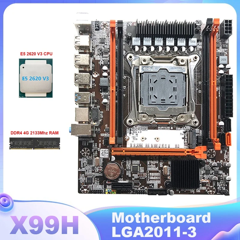 Hot X99h Motherboard Lga2011 3 Computer Motherboard Support Ddr4 Memory