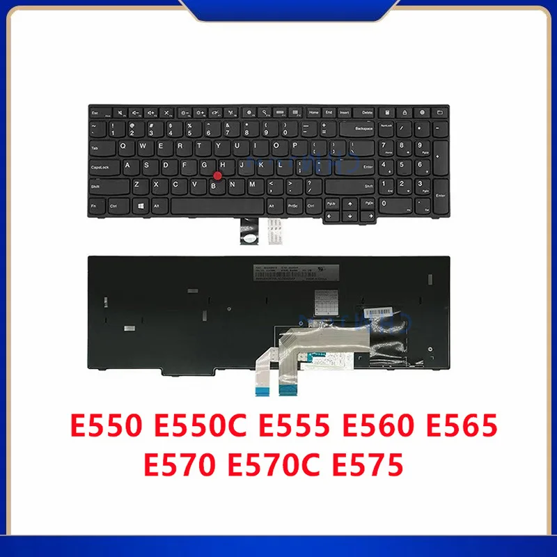 New For Lenovo Thinkpad E550 E550c E555 E560 E565 Keyboard E570 E570c ...