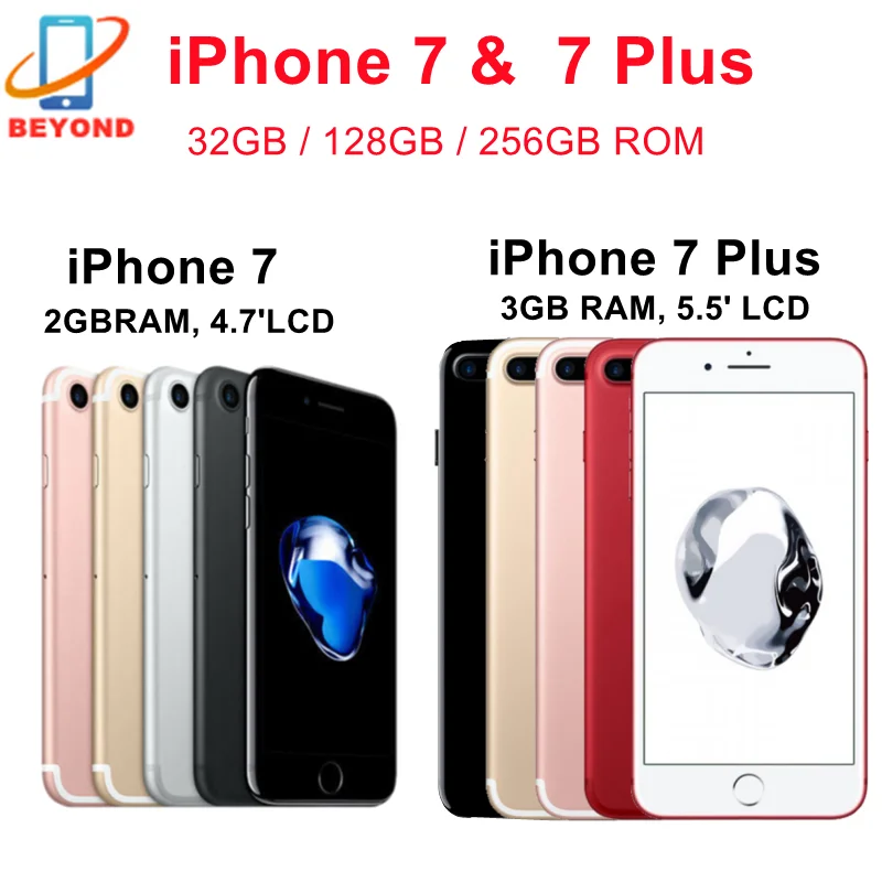Apple-iPhone-7-7Plus-Celular-Desbloqueado-32GB-128GB-256GB-ROM-4-7-5-5 ...