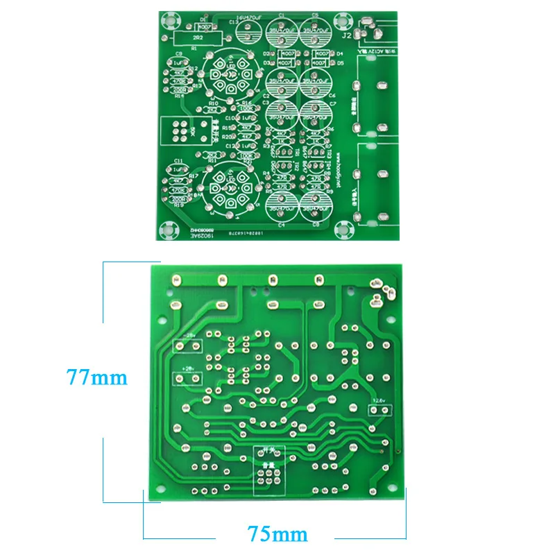 Diy Guitar Amplifier Kit 6J1 Tube Pre-amp Dual Channel Stereo ...