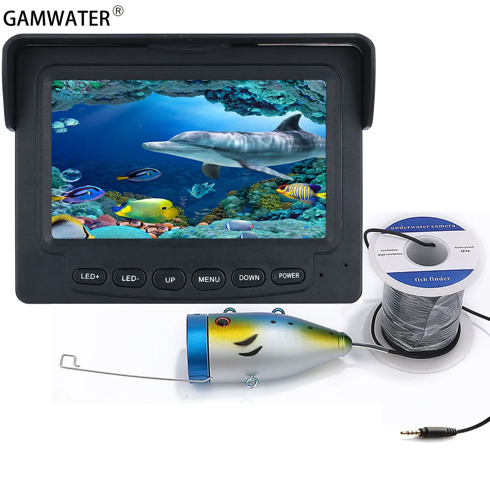 Gamwater 4.3"1000tvl Underwater Fishing Video Camera Kit 12pcs /6pcs ...