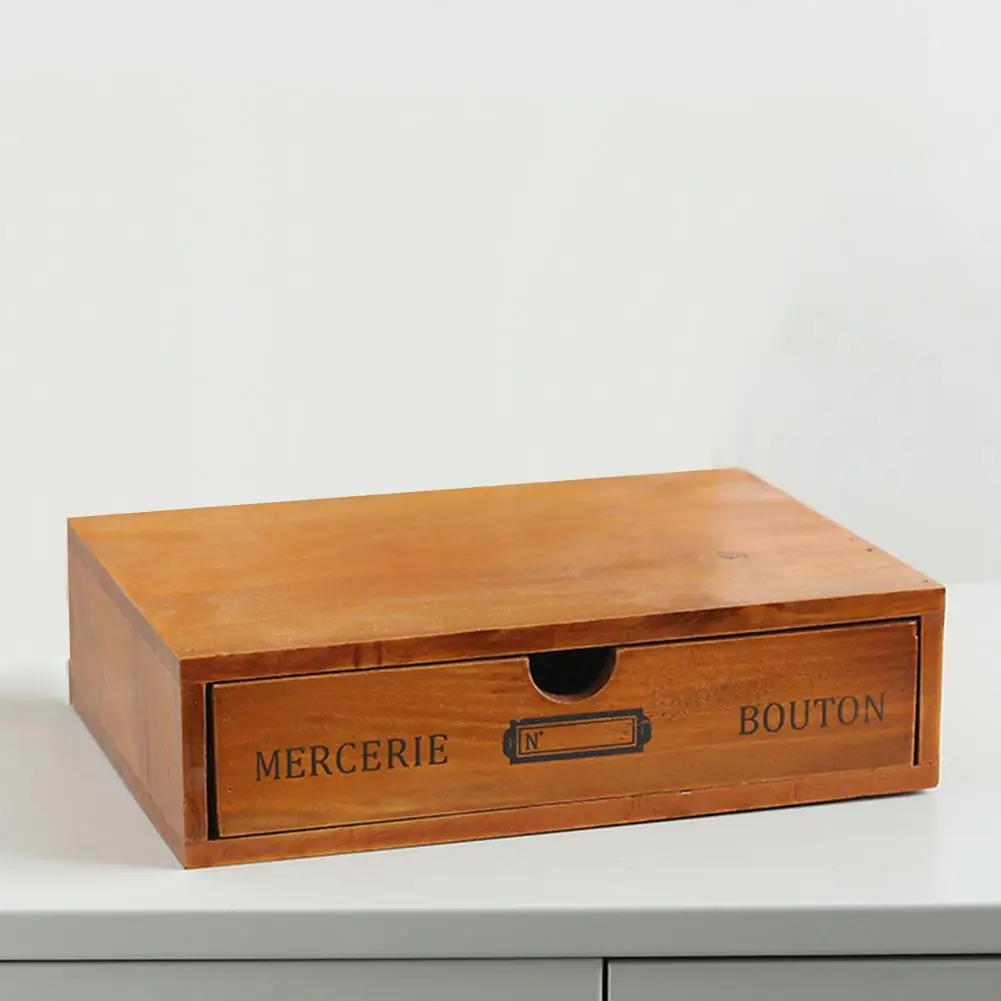 Practical-Wood-Box-Rectangular-Storage-Box-Reusable-Space-saving ...