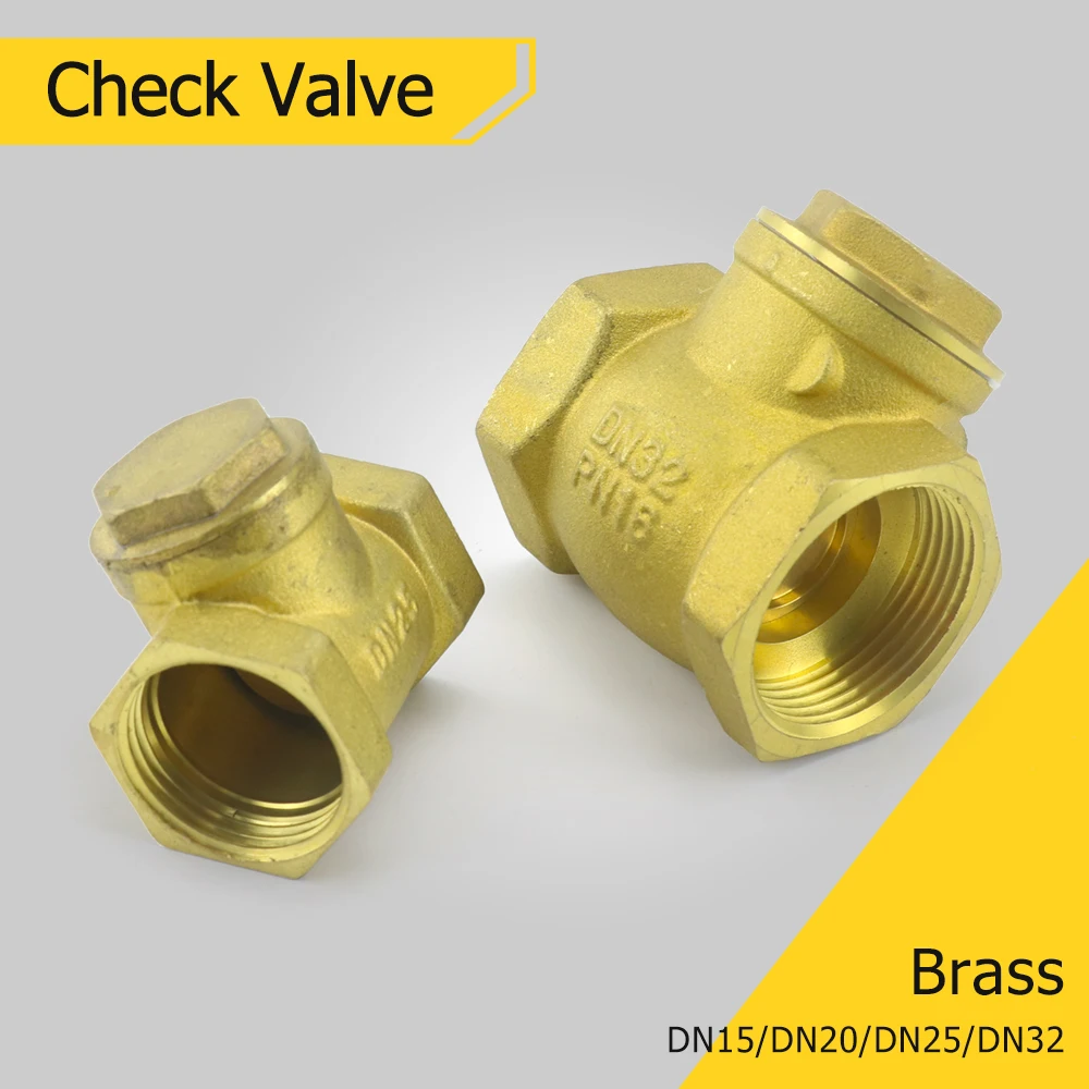 1-2-3-4-1-Brass-Horizontal-Check-Valve-BSP-Female-Thread-Swing-Valve ...