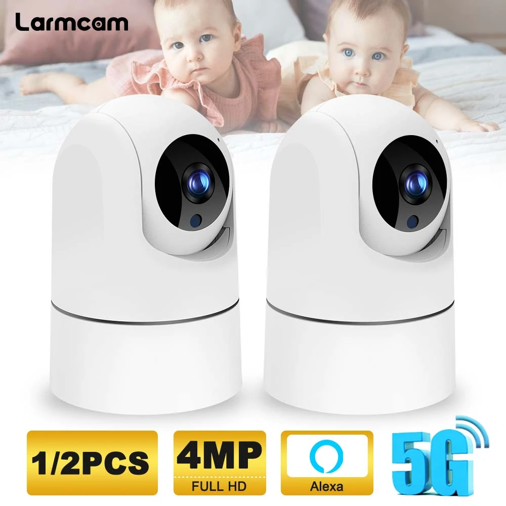 5G WiFi Baby Monitor 1080P Mini Indoor IP Camera 2K 4MP Security ...