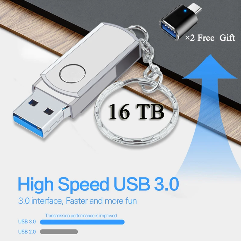 Usb-3-0-16TB-Metal-Pen-Drive-8T-4TB-Cle-Usb-Flash-Drives-2TB-Pendrive ...