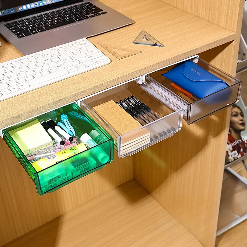 Creative-Multifunctional-Drawer-Storage-Box-Under-The-Desk-Office ...