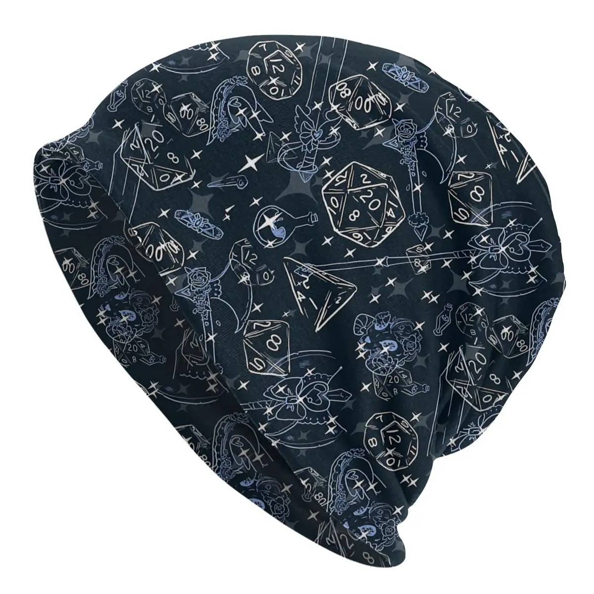 Azure-D20-DnD-Game-Unisex-Bonnet-Thin-Cycling-Hats-Skullies-Hat ...