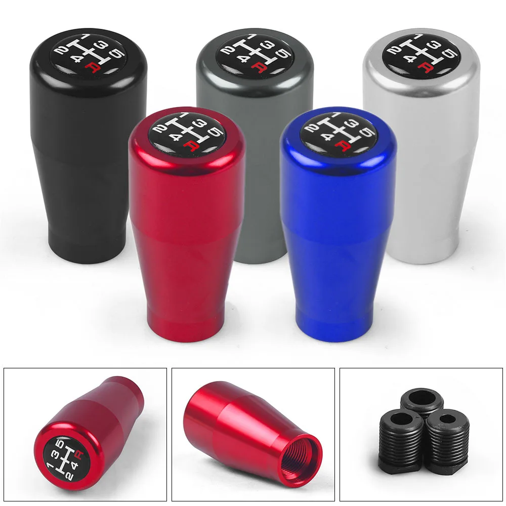 Universal Classic Style 5 Speed Car Gear Shifter Knob Manual Automatic Gear Shift Knob Racing ...