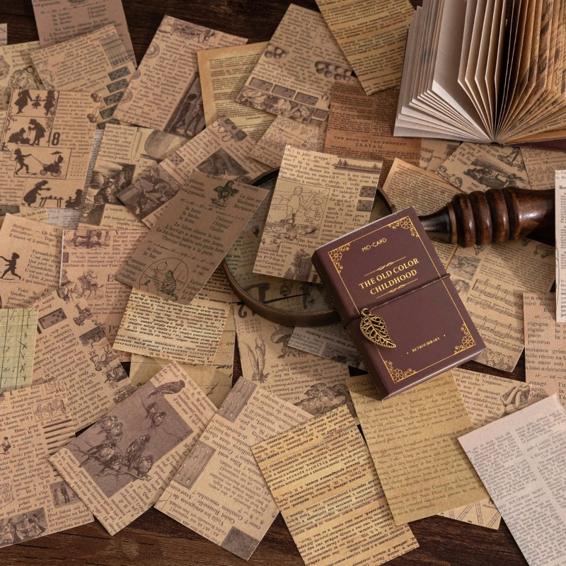 Vintage Book Page