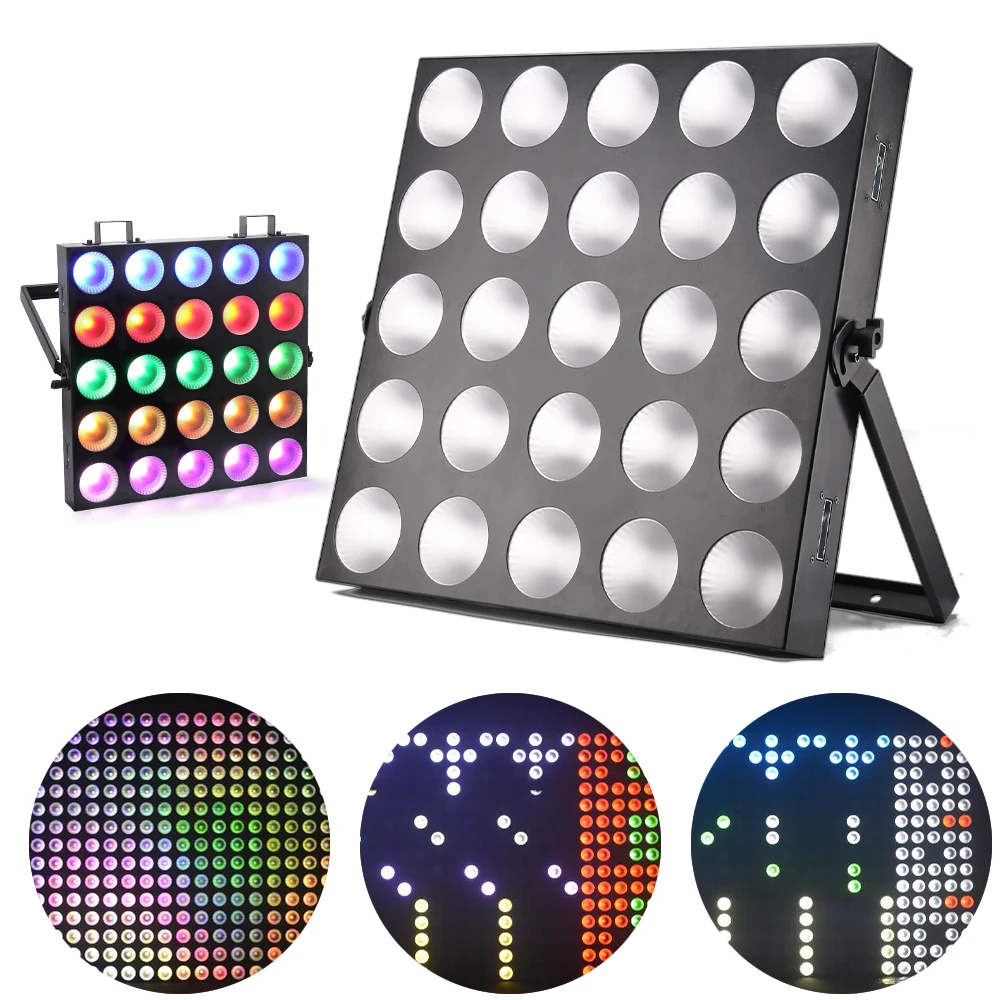LED-Beam-Matrix-25x12W-RGBW-4in1-Stage-Effect-Light-DMX512-Controller ...
