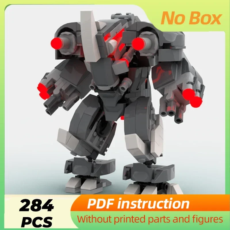 Rhinoceros Mecha Mechanical Model MOC Building Blocks Technical Bricks ...