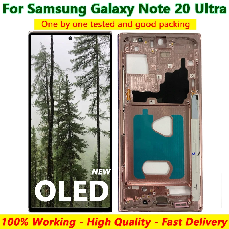OLED-Frontal-N985-Display-For-Samsung-Galaxy-Note-20-Ultra-N985F-5G ...