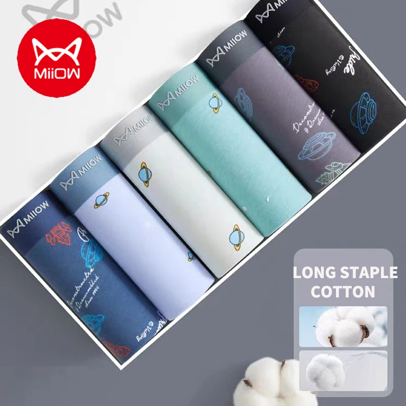 MiiOW-3Pcs-Men-s-Cotton-Panties-Underwear-Mulberry-Silk-Antibacterial-Pouch-Men-Underpants ...