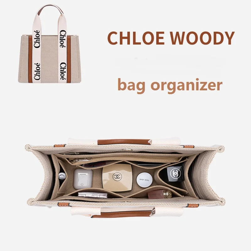 Only-Sale-Inner-Bag-Bag-Organizer-Insert-For-Chloe-Woody-Tote-Organiser ...