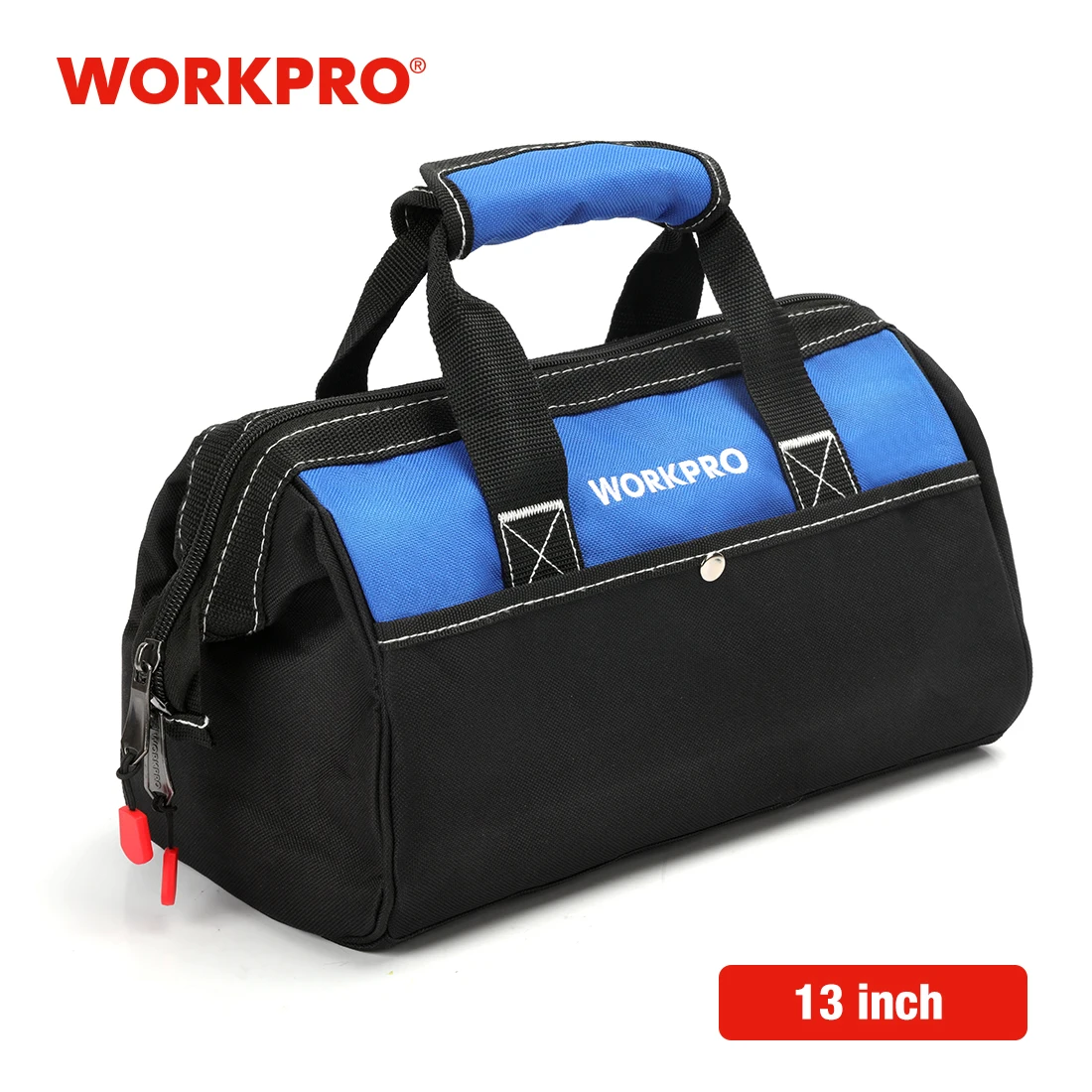 WORKPRO 13 Inch Tool Bag Organizer with Wide Mouth Waterproof Multi-use ...