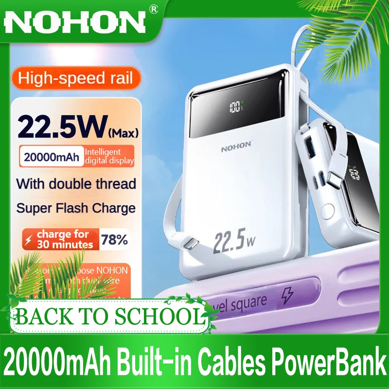 NOHON-Power-Bank-20000mAh-Super-Fast-Charge-For-iPhone-14-13-iPad-Air ...