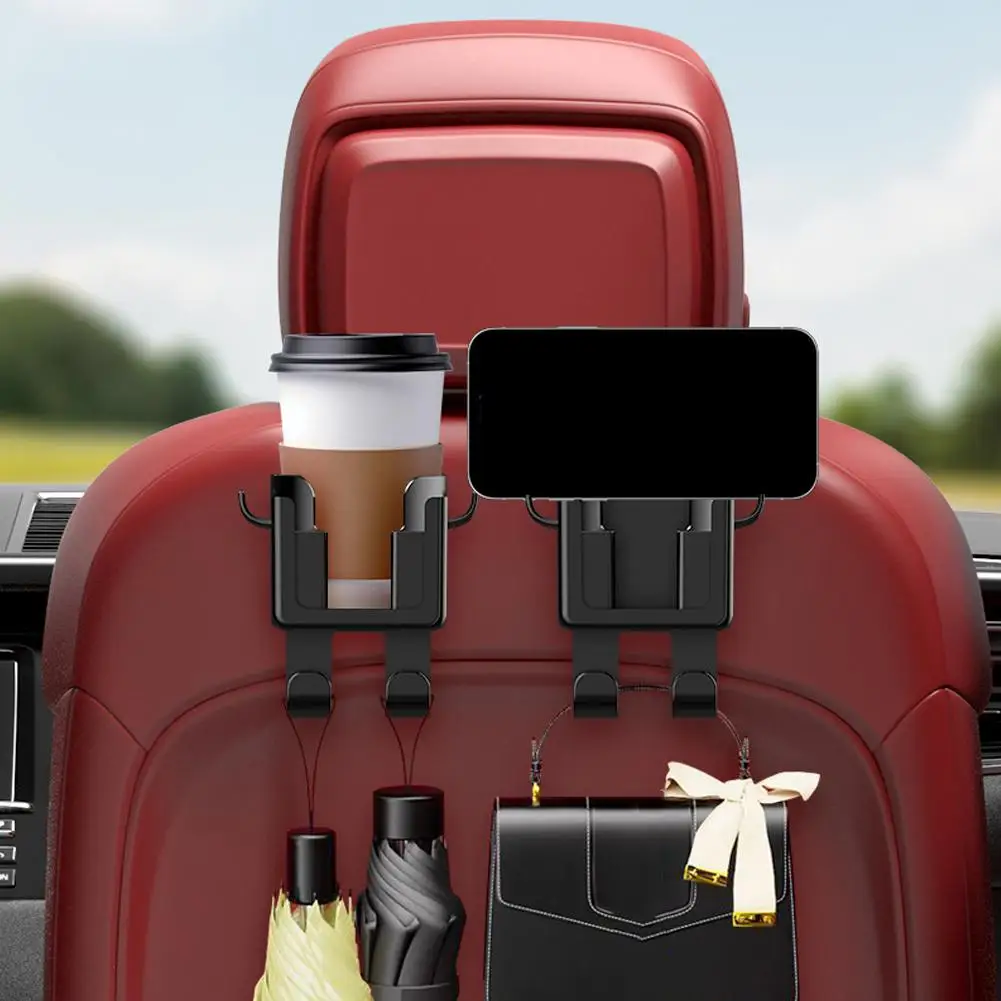 Car-Backrest-Cup-Holder-Black-Universal-Vehicle-Headrest-Pocket-Drink ...