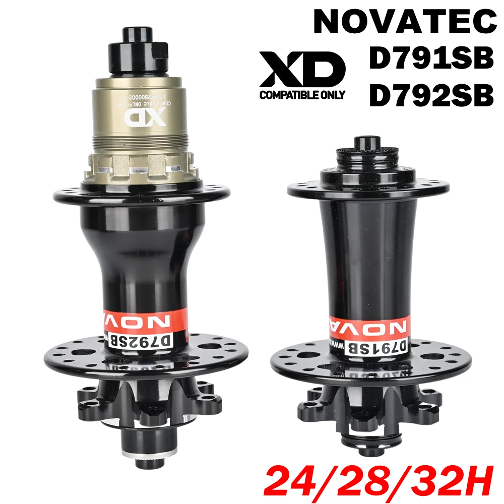 Novatec Bicycle Hubs D791SB D792SB 24 28 32 Hole Micro Spline MS XD For ...
