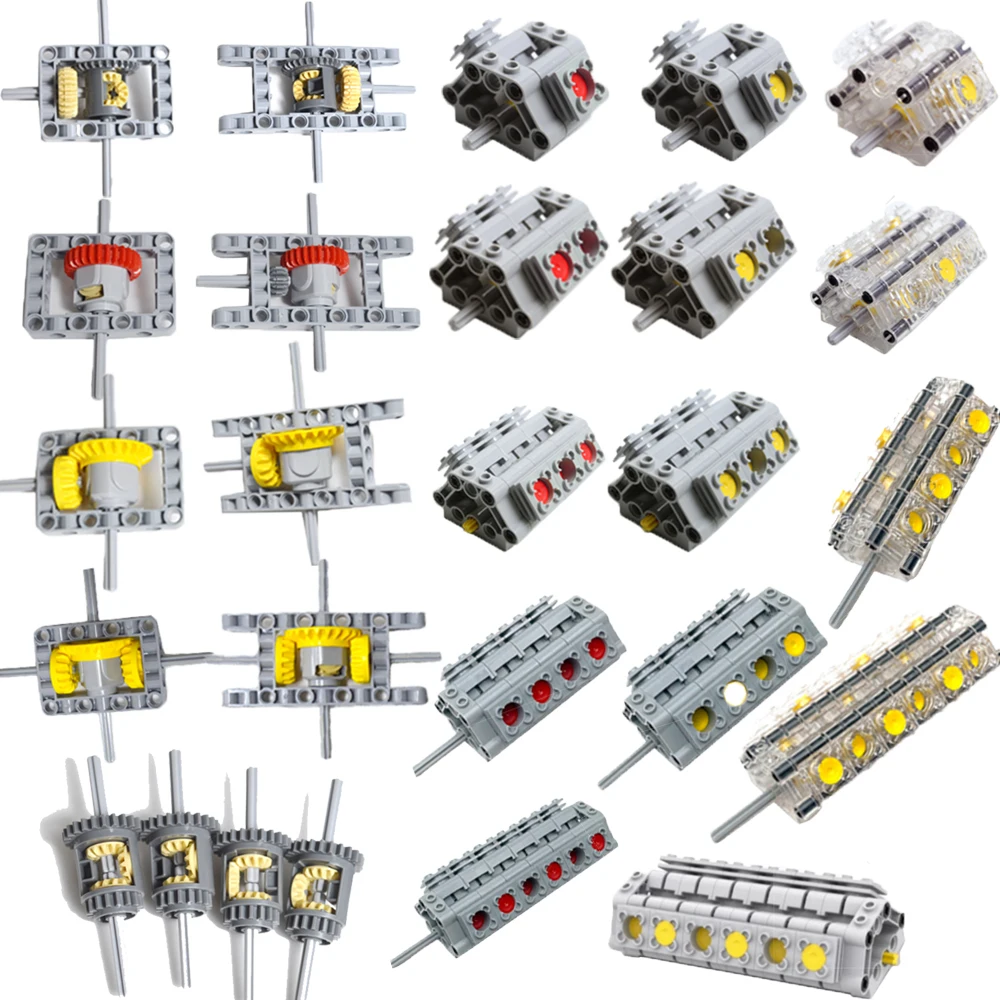 MOC-Technology-Parts-Kit-Building-Blocks-Differential-Gear-Kit-Engine ...