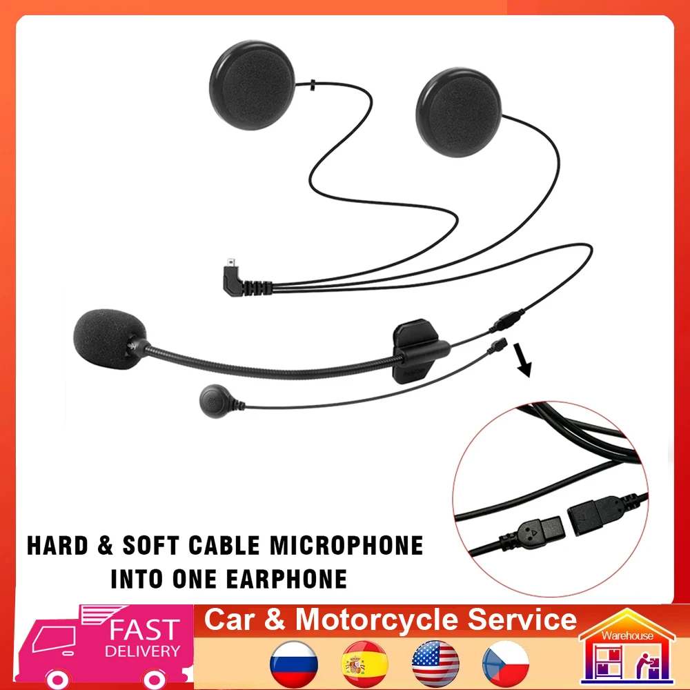 Freedconn-Motorcycle-Intercom-Earphone-for-T-COM-VB-T-COM-SC-Moto ...