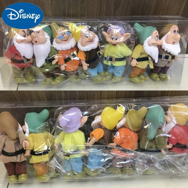 7pcs Disney Snow White And The Seven Dwarfs Action Figure Toys 15cm ...