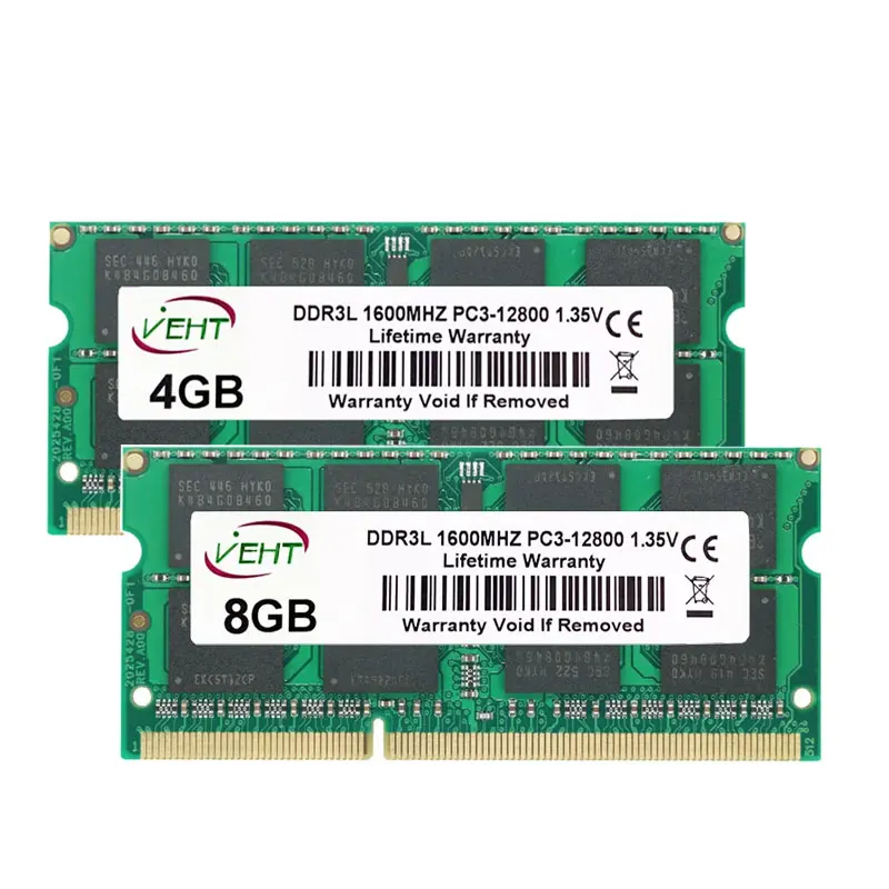 VEHT DDR3 DDR4 8GB 4GB 16GB 32GB 노트북 램 1333 1600 2400 2666 MHZ DDR3L ...